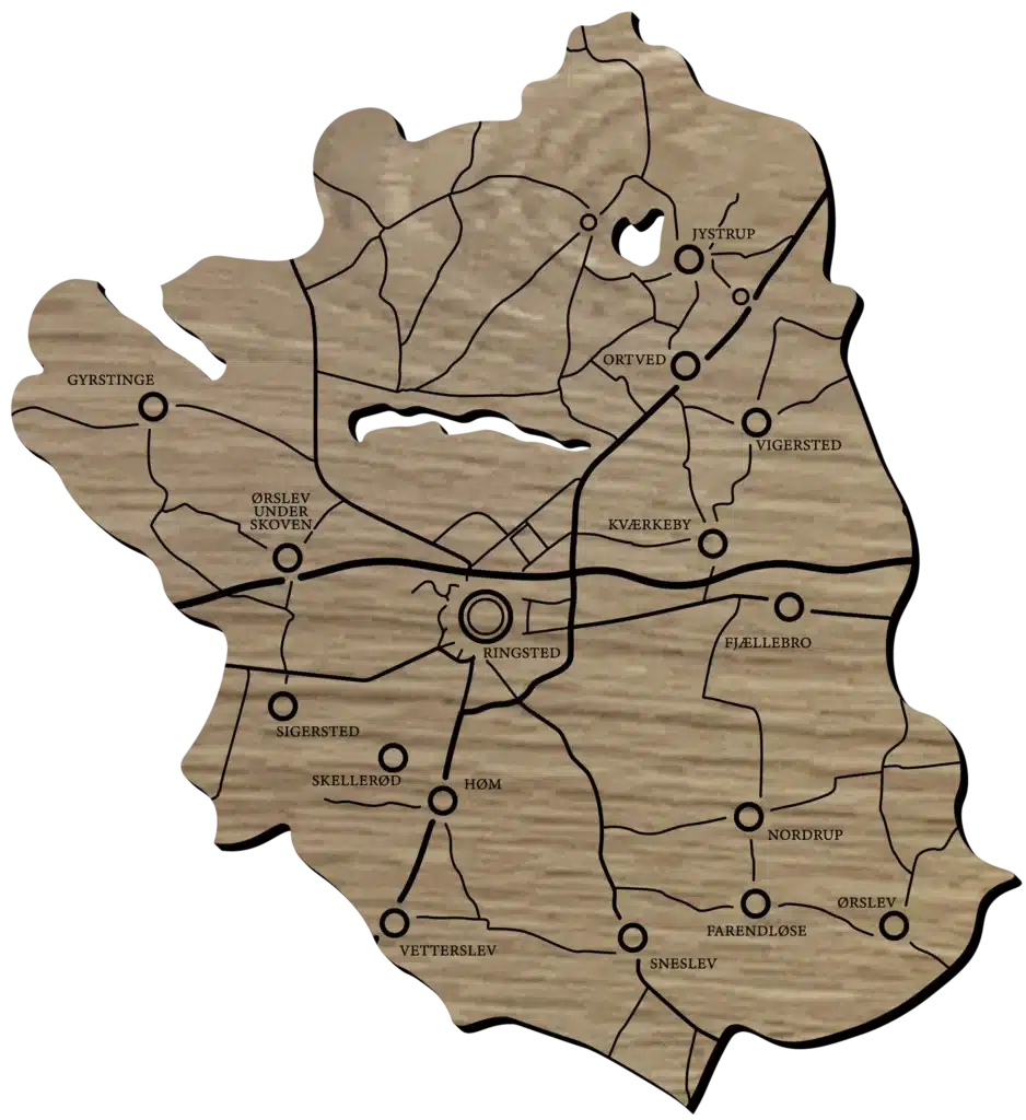 Stort udvalg af Kommunekort - Gør din væg unik med vores kort - World ...