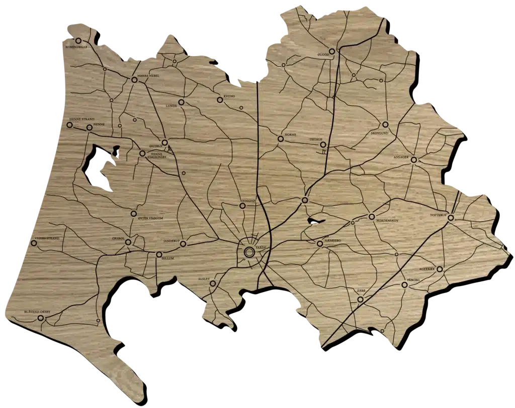 Stort udvalg af Kommunekort - Gør din væg unik med vores kort - World ...